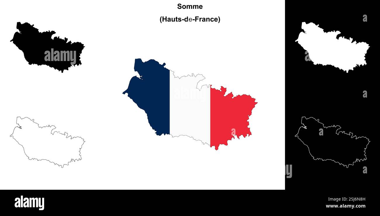 Somme eps map hi-res stock photography and images - Alamy