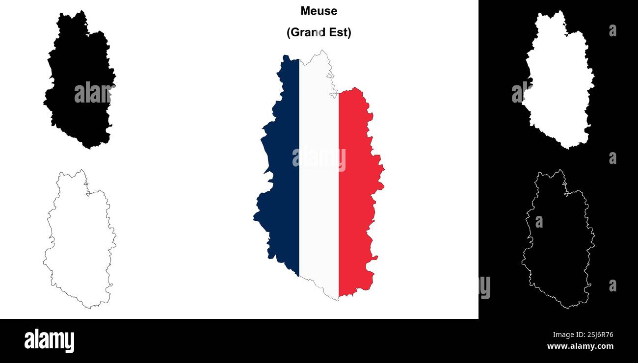 Meuse eps map hi-res stock photography and images - Alamy