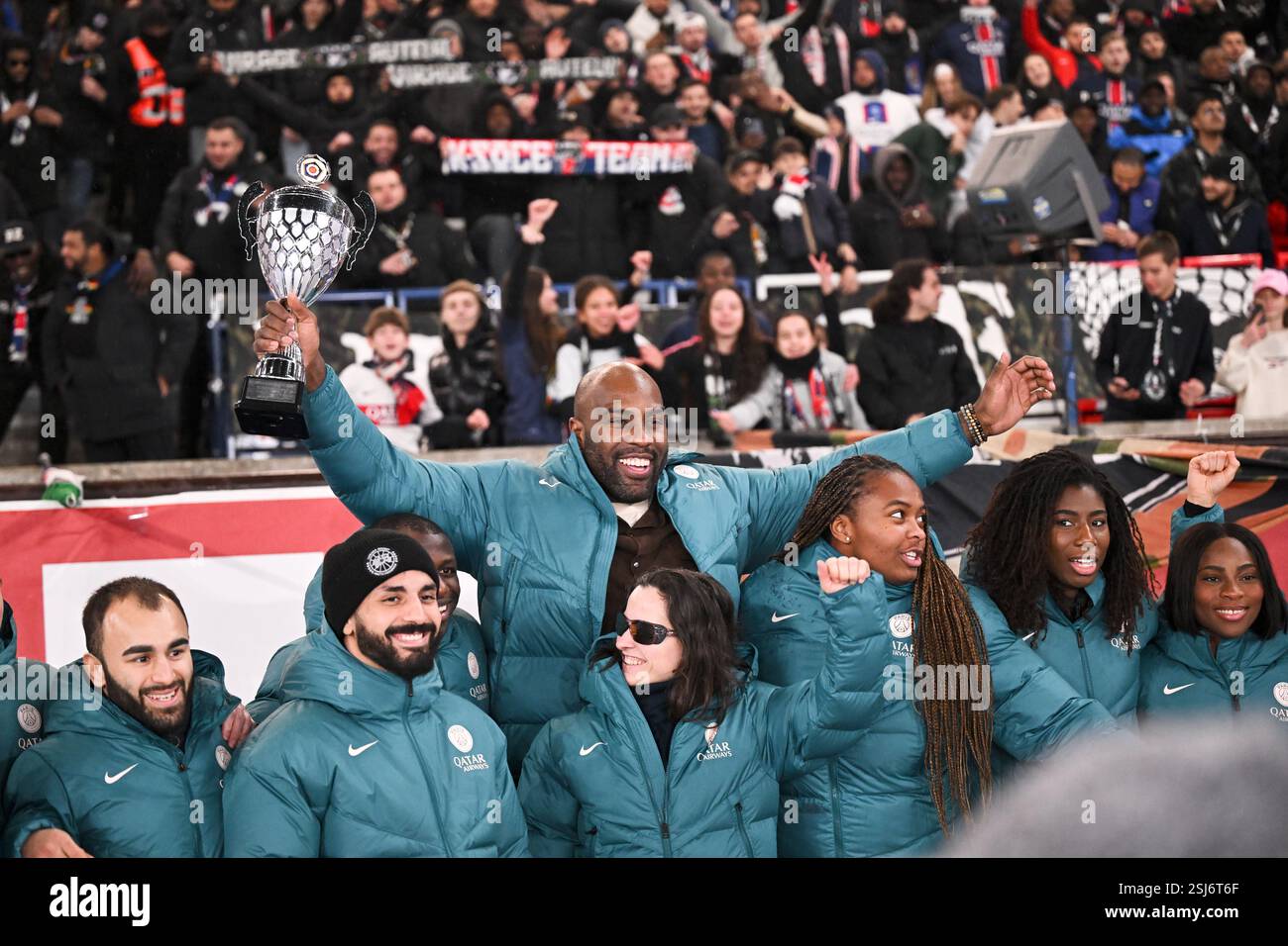 Teddy RINER during the Ligue 1 McDonald's match between Paris and ...
