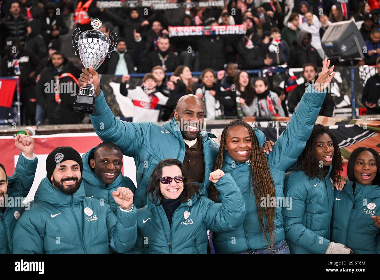 Teddy RINER during the Ligue 1 McDonald's match between Paris and ...