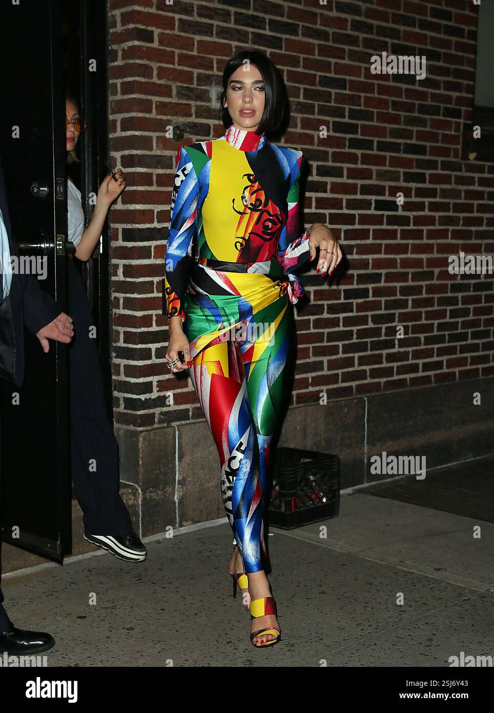 Singer Dua Lipa made an appearance at 'The Late Show' on July 26 2018 ...
