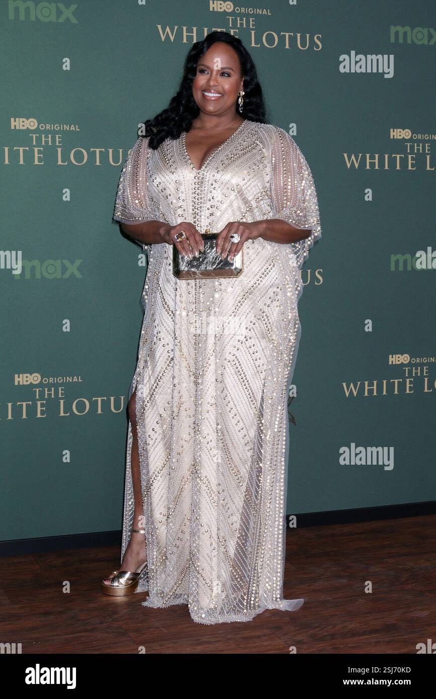 Natasha rothwell white lotus season hi-res stock photography and images ...