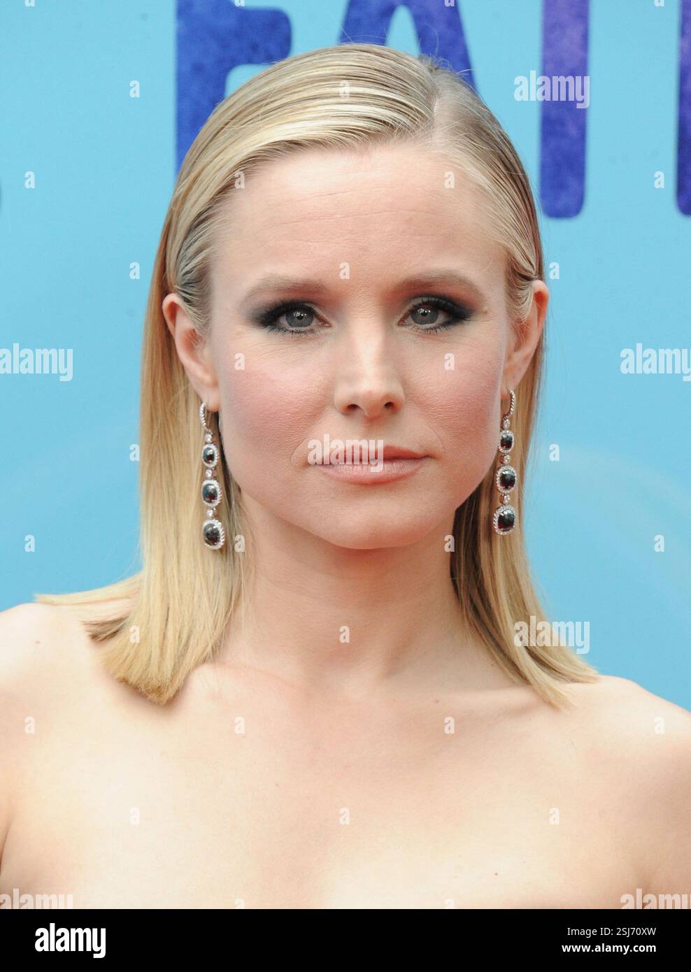 Kristen Bell arriving at the premiere of the Netflix original film ...