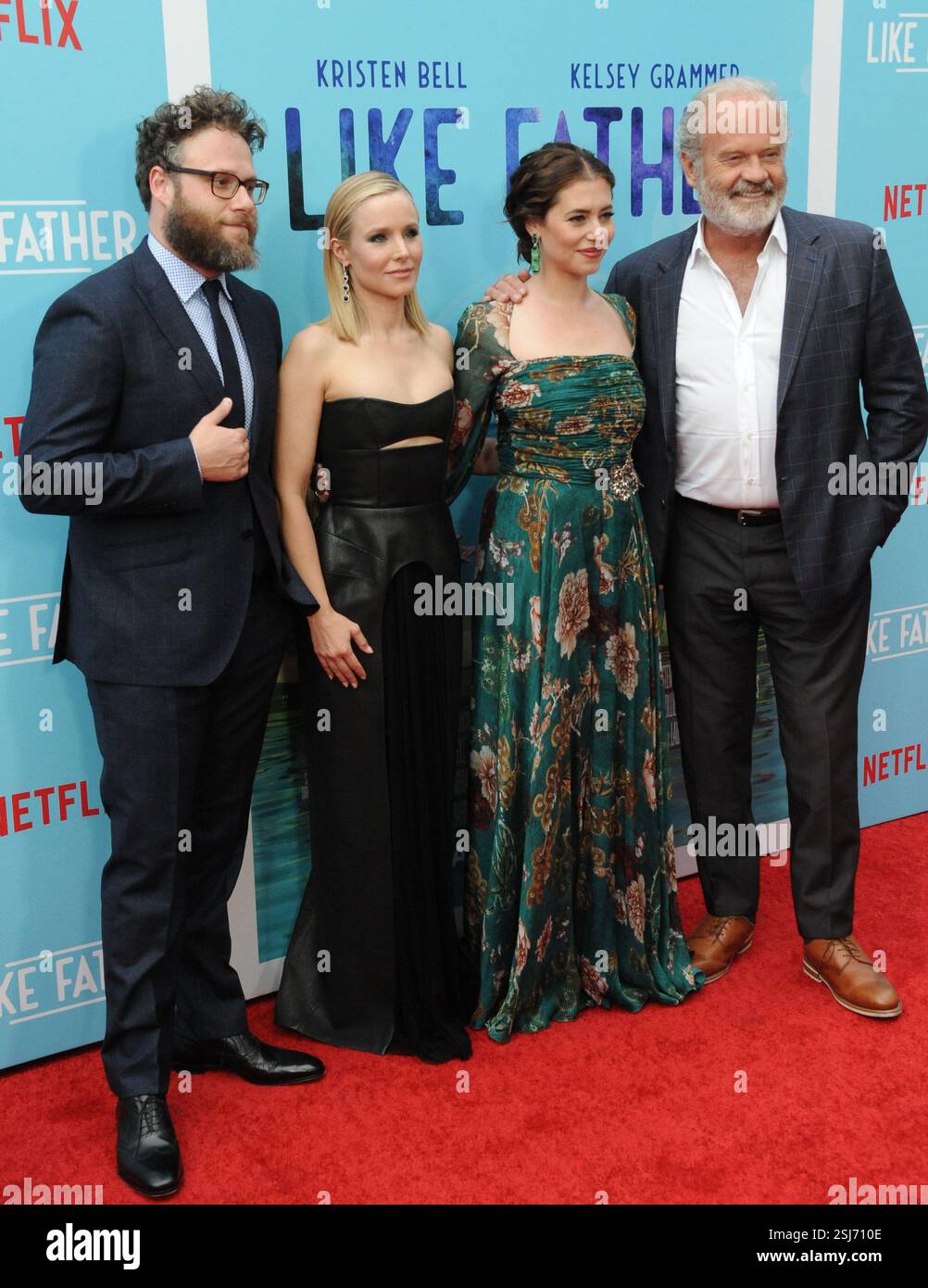 (L-R) Seth Rogen, Kristen Bell, Lauren Miller Rogen and Kelsey Grammer ...