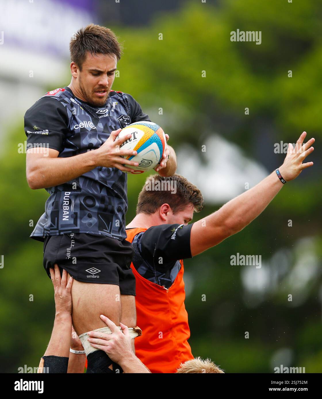 Durban, South Africa. 11th Feb, 2025. Jeandre Labuschagne of the ...