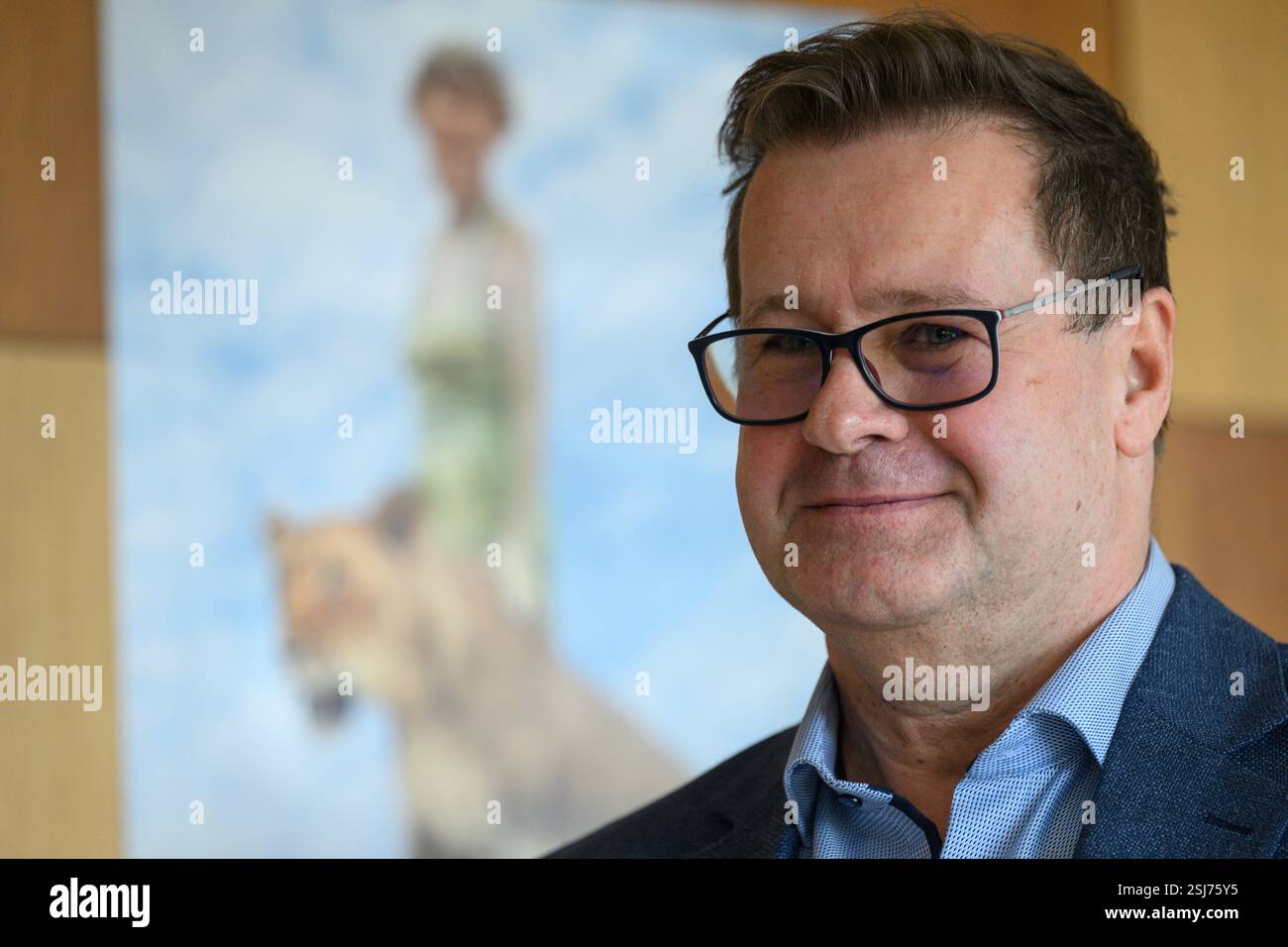 Prague, Czech Republic. 11th Feb, 2025. Joy Adamson's great-nephew ...