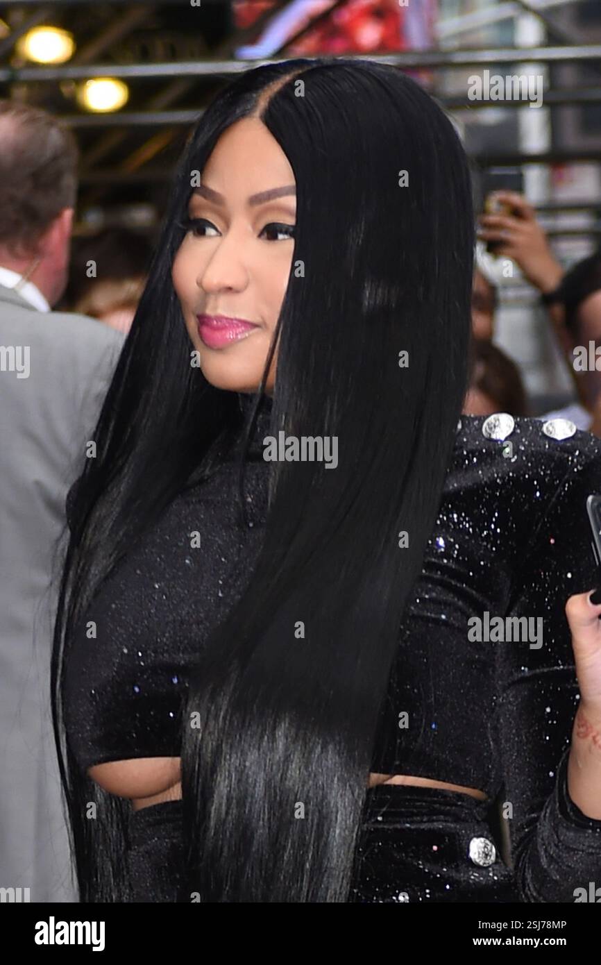 Nicki Minaj made an appearance on 'The Late Show with Stephen Colbert ...