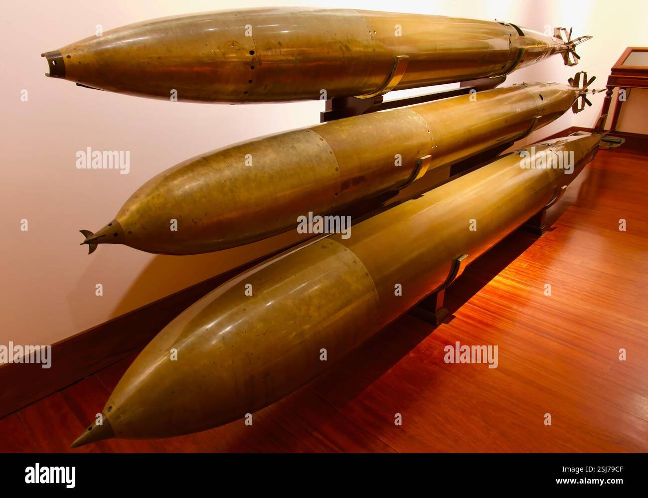 Three Schwartzkopff self-propelled torpedoes B-20 from 1882 B-57 circa ...