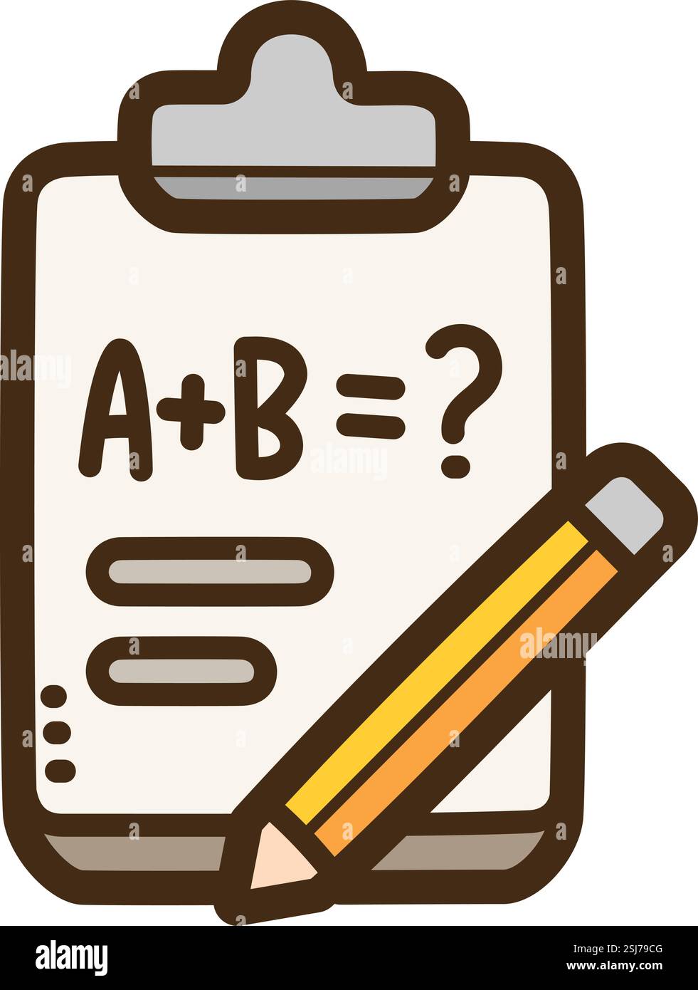 Test exam Stock Vector Images - Alamy