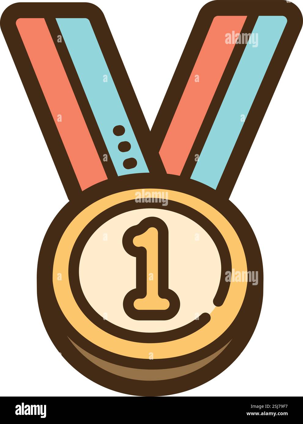 Achievement vector doodle illustration and graphic. Part of elearning ...