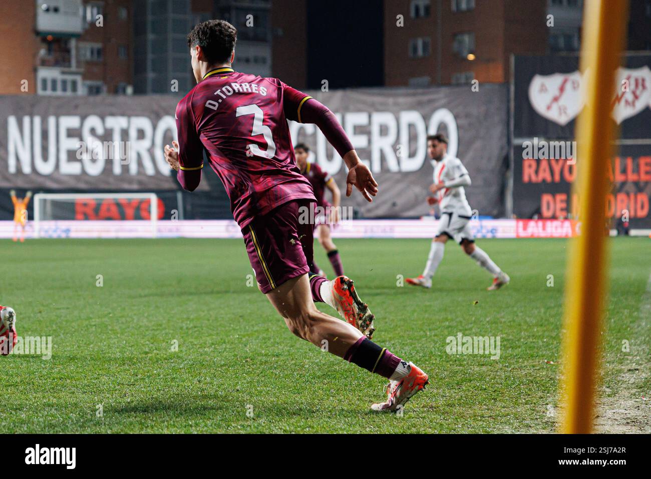 David Torres seen during LaLiga EA SPORTS game between teams of Rayo ...