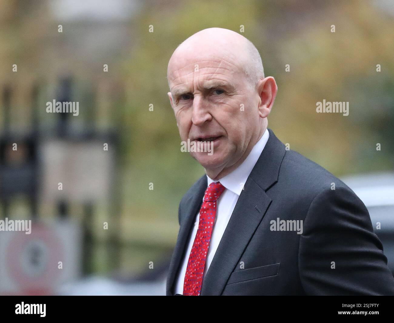 London, United Kingdom. 11th Feb, 2025. John Healey MP, Secretary of State for Defence arrives ...