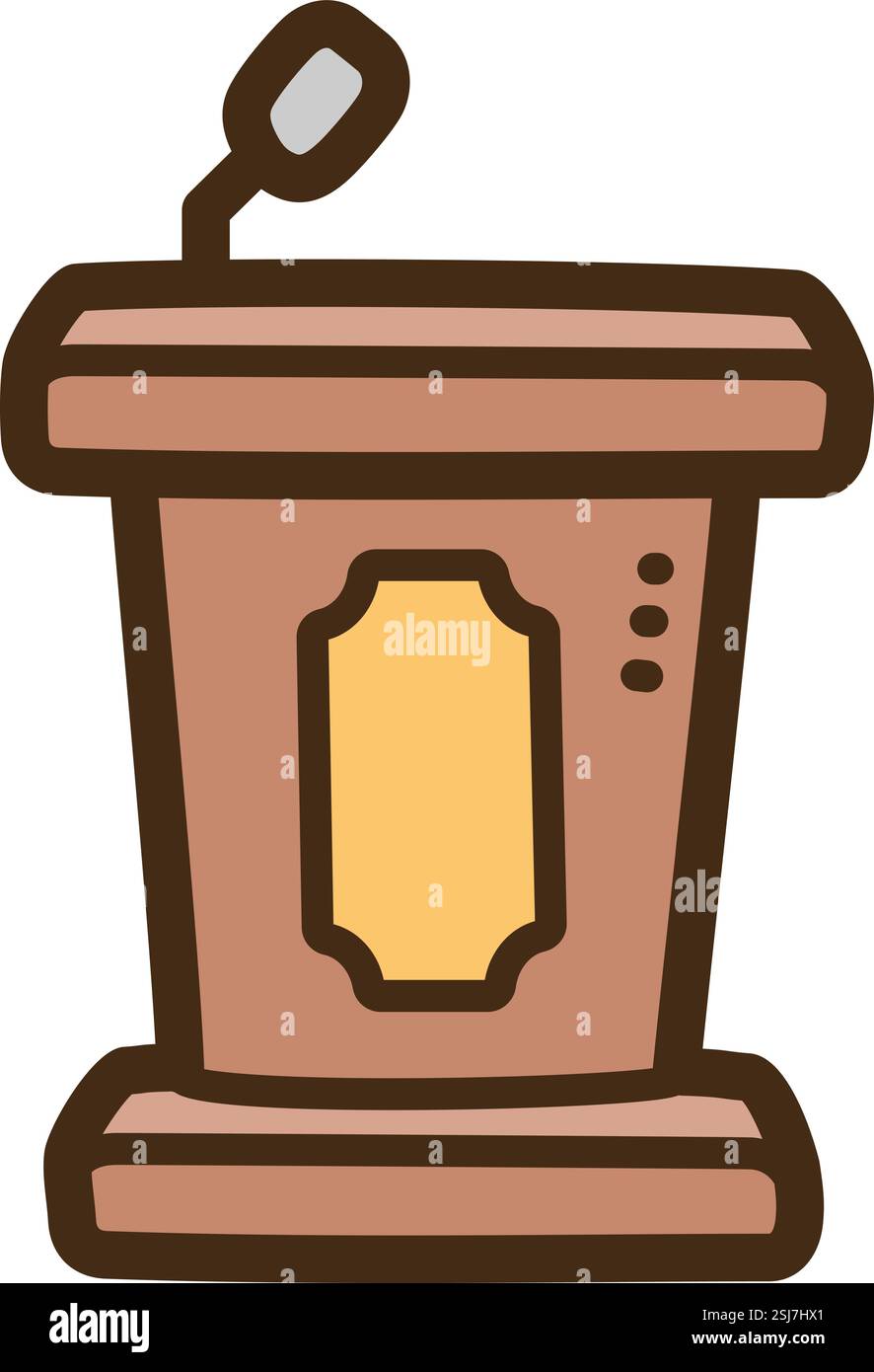 Drawing podium microphone stand hi-res stock photography and images - Alamy