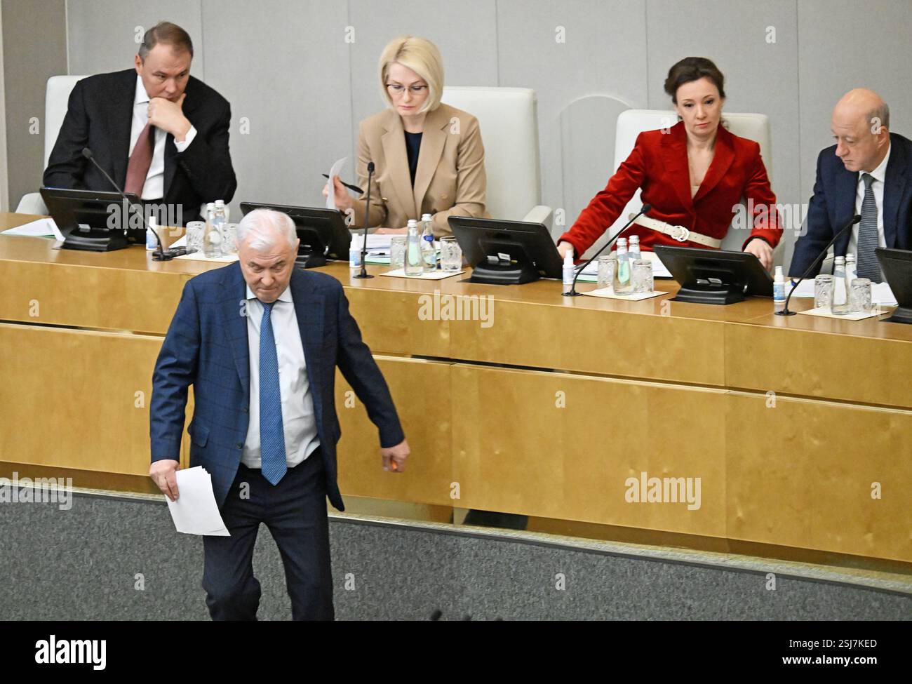 From left to right: Deputy Chairman of the Russian State Duma Pyotr ...