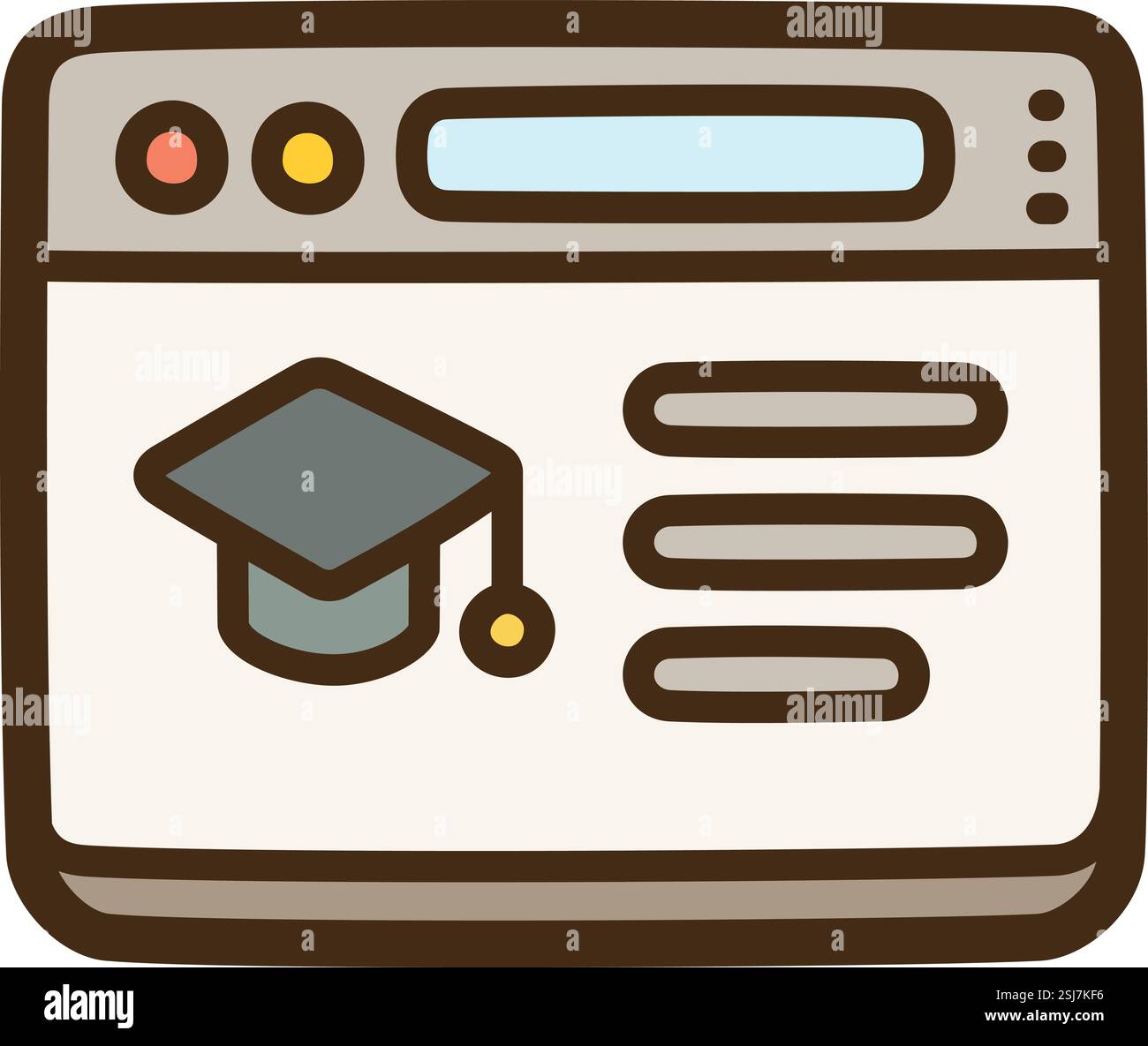 Education website vector doodle illustration and graphic. Part of ...