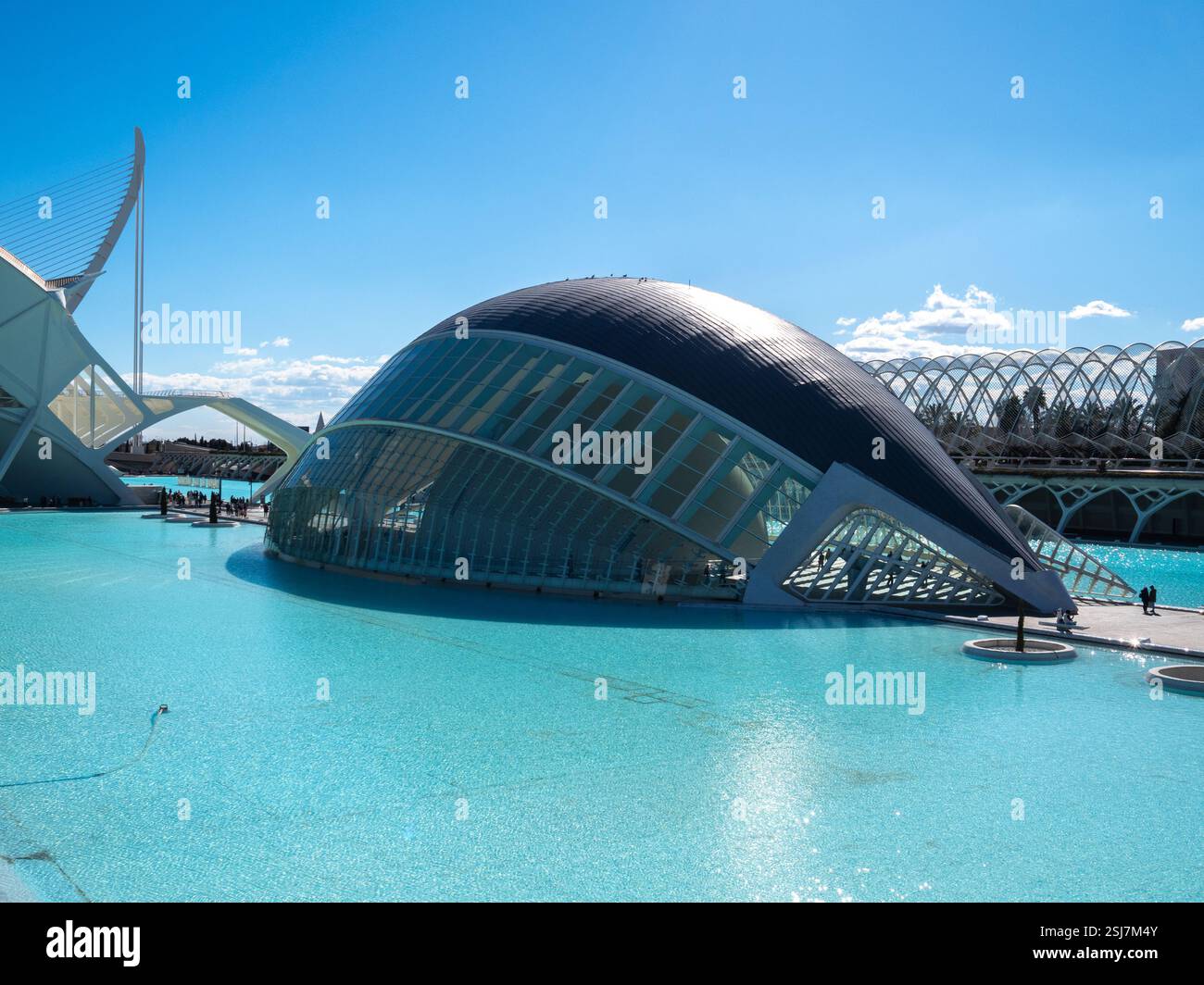 Spain Valencia city landscape church, catadral, tower, art, ocean wild ...
