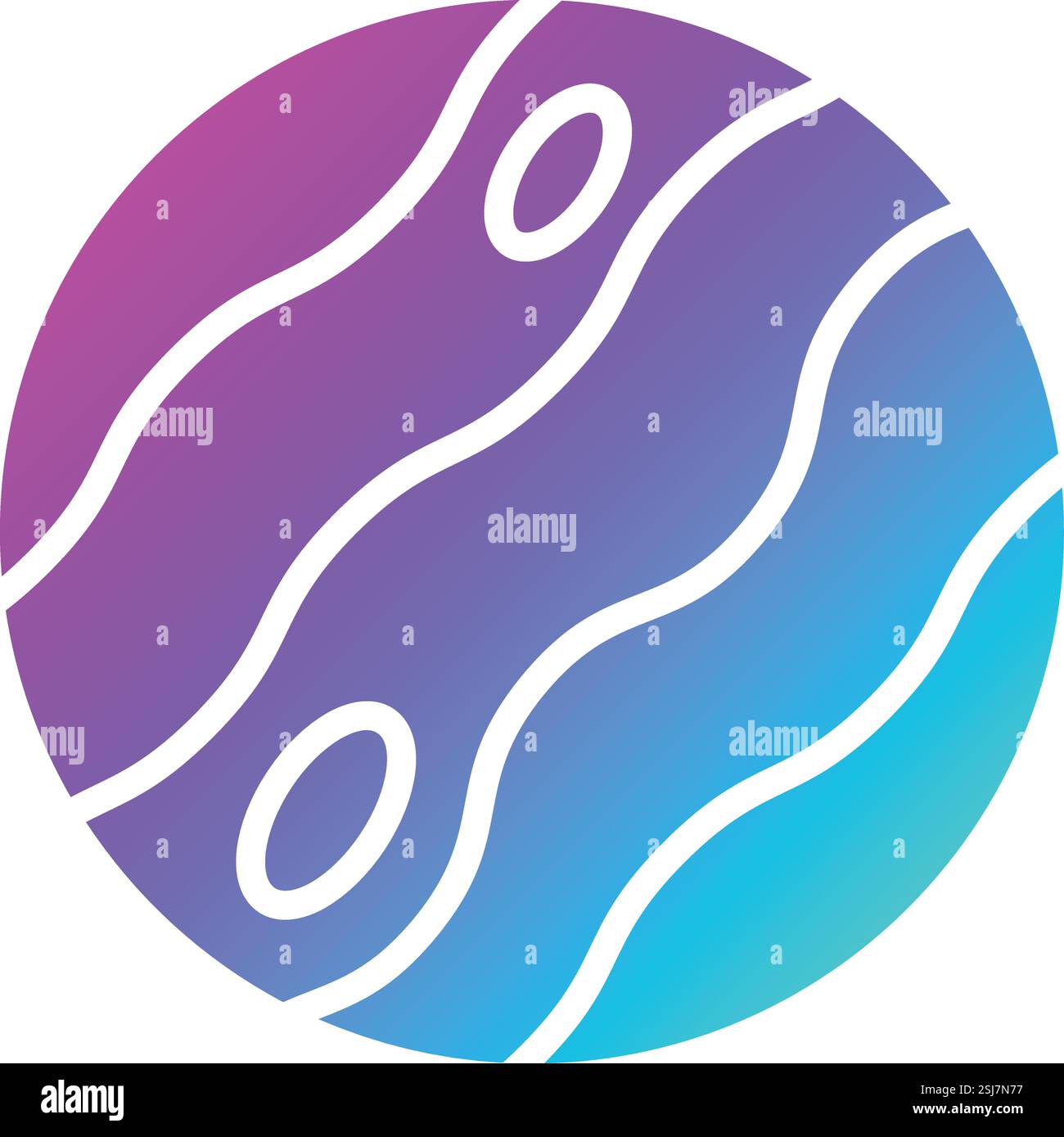 Uranus planet line icon Stock Vector Images - Alamy