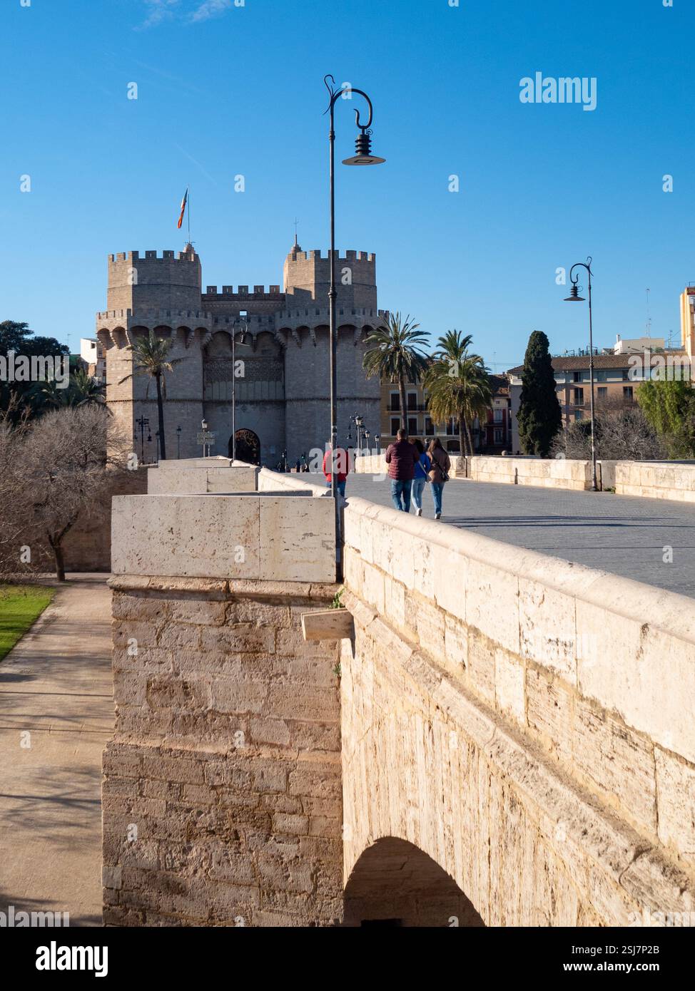 Spain Valencia city landscape church, catadral, tower, art, ocean wild ...