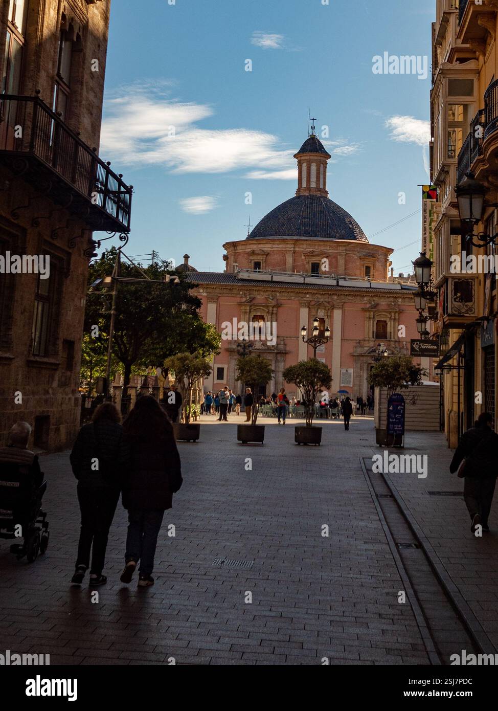 Spain Valencia city landscape church, catadral, tower, art, ocean wild ...