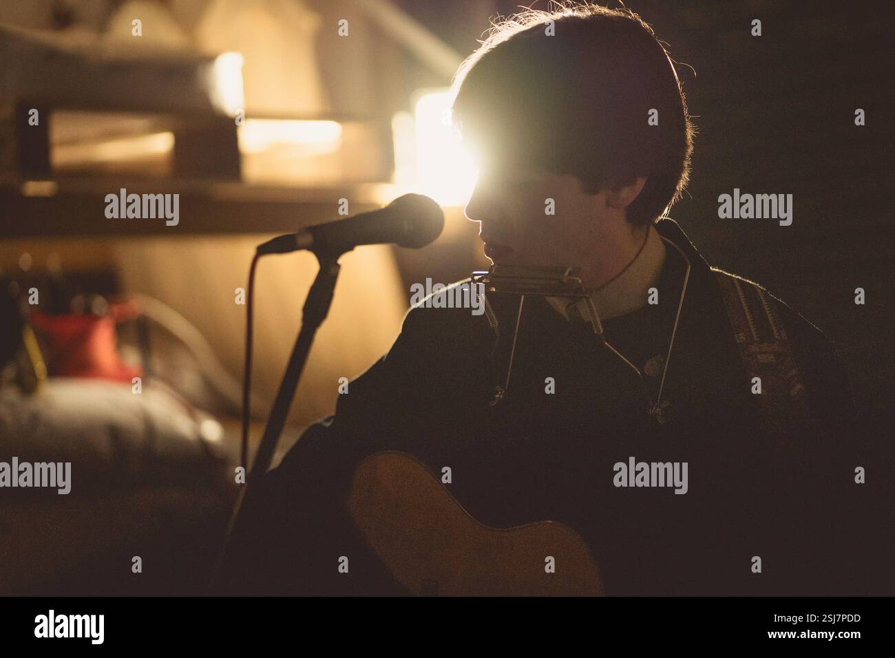 Ellis Murphy at Azvex Brewery, 8th February 2025 Stock Photo - Alamy