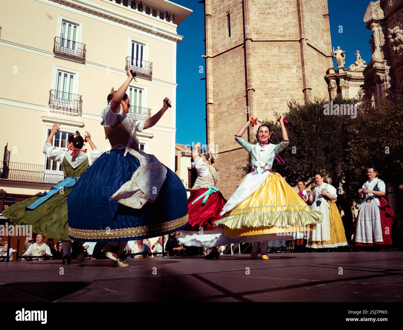 Spain Valencia city landscape church, catadral, tower, art, ocean wild ...