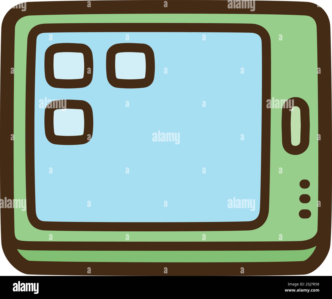 Digital device illustration vector Stock Vector Images - Alamy