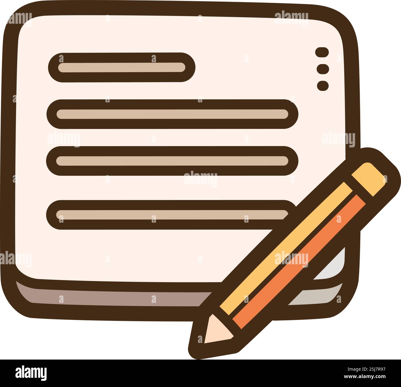 Compose vector doodle illustration and graphic. Part of emails category ...