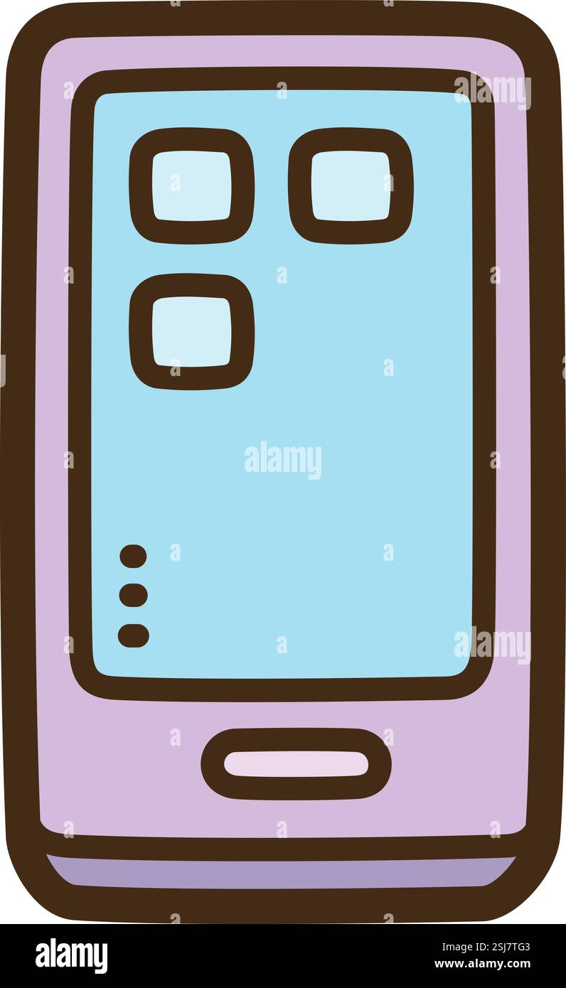 Mobile communication vector Stock Vector Images - Alamy