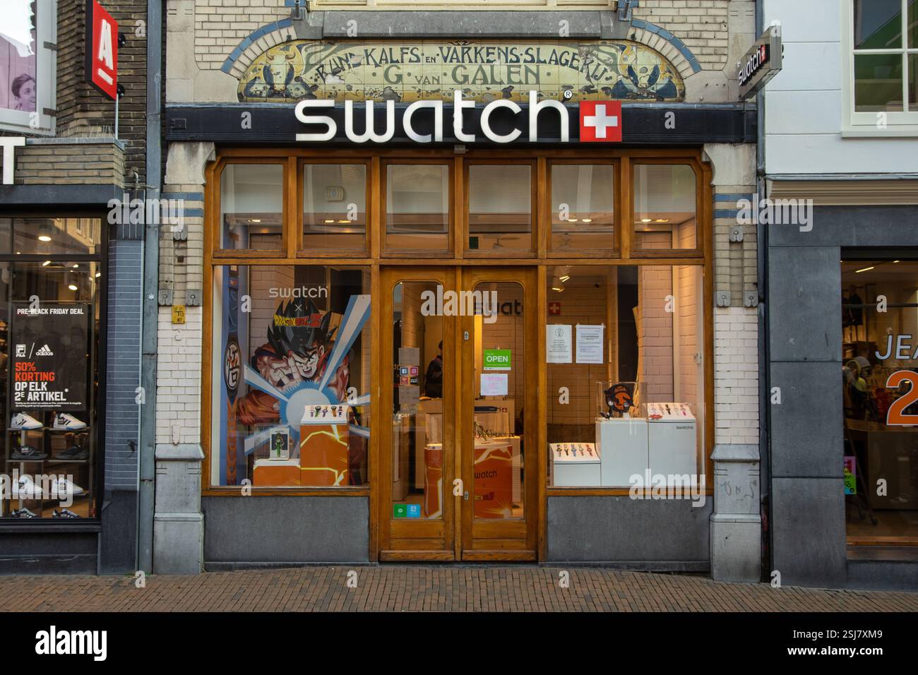 Swatch store watches company, sign above a store Stock Photo - Alamy