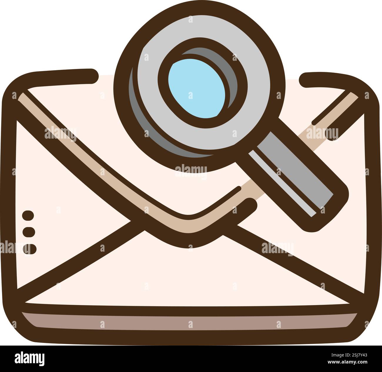 Mail inspection Stock Vector Images - Alamy