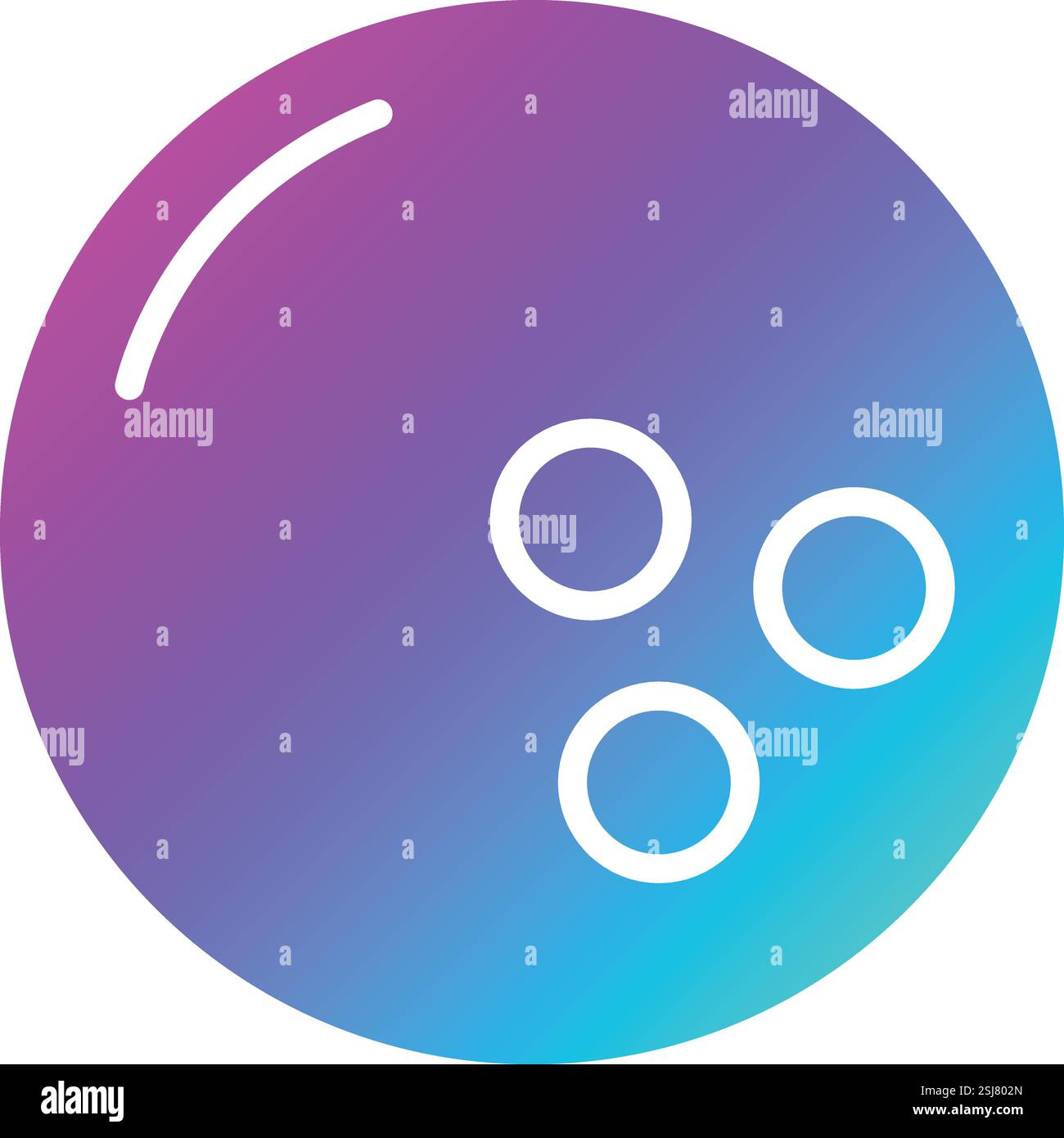 Bowling ball Vector Icon Design Illustration Stock Vector Image & Art ...