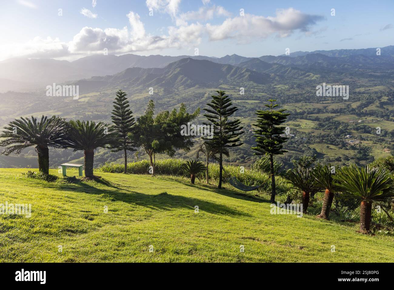 The summit of Montaña Redonda for panoramic views of the Caribbean ...