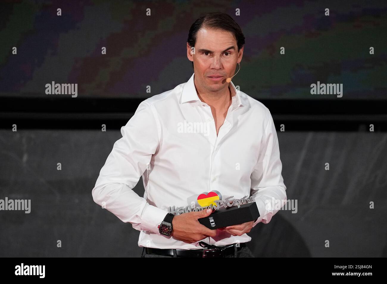 Rafael Nadal during a tribute of Rafael Nadal celebrated at COE headquarters on February 11 ...