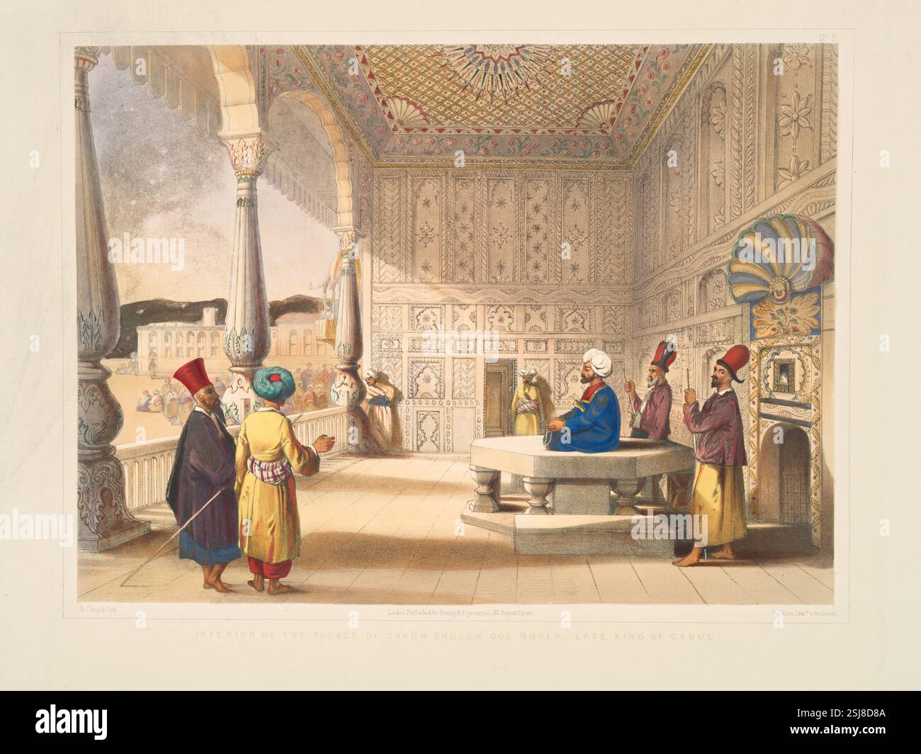 Interior of the palace of Shauh Shujah Ool Moolk, late king of Kabul ...