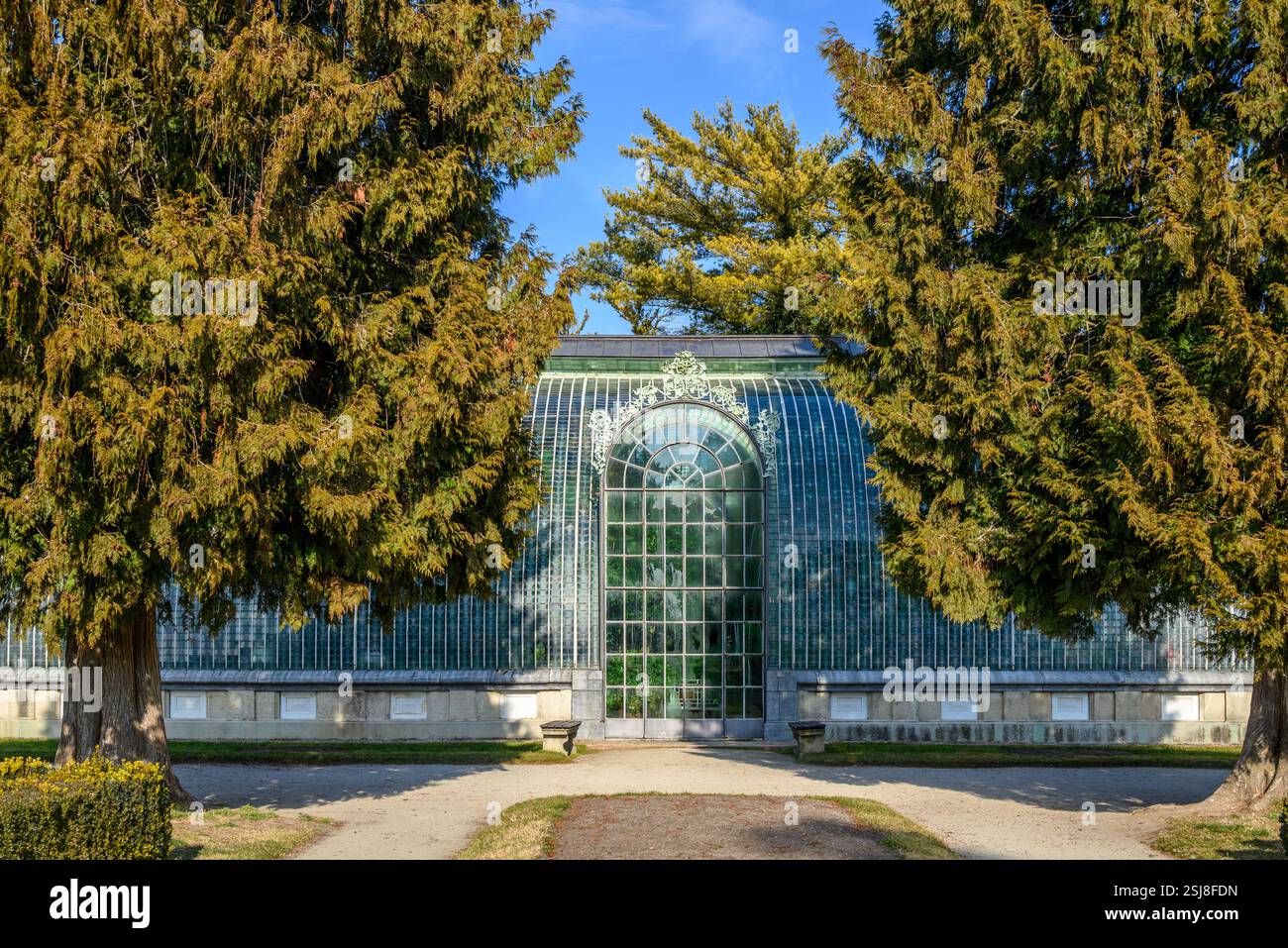 Lednice Castle complex, UNESCO World Heritage site in the South Moravia ...