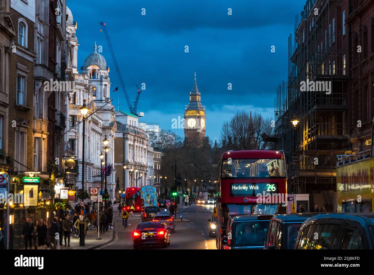 Lovely view of the famous Elizabeth Tower, popularly known as "Big Ben ...