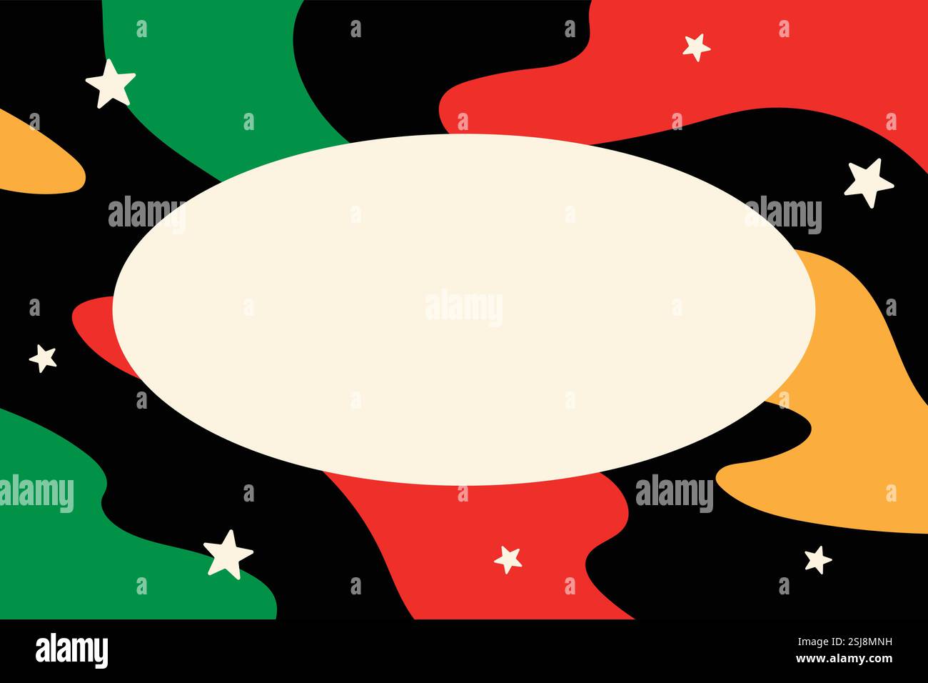 Juneteenth Poster Horizontal Frame Background Stock Vector Image & Art ...