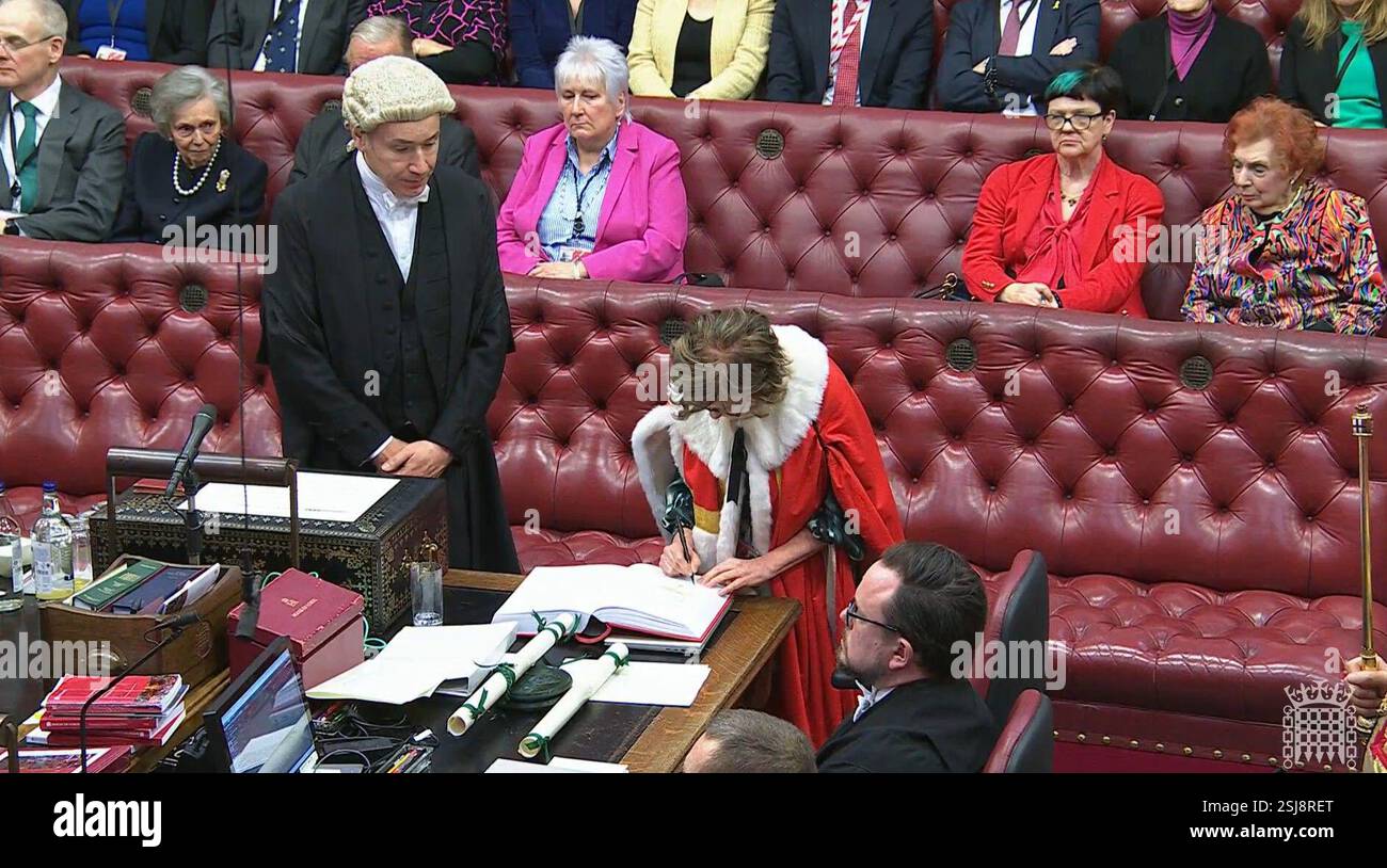 Screen grab of Sue Gray, the "partygate" investigator who went on to become Sir Keir Starmer's ...