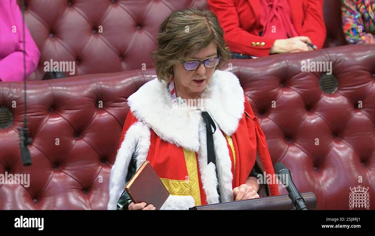 Screen grab of Sue Gray, the "partygate" investigator who went on to become Sir Keir Starmer's ...