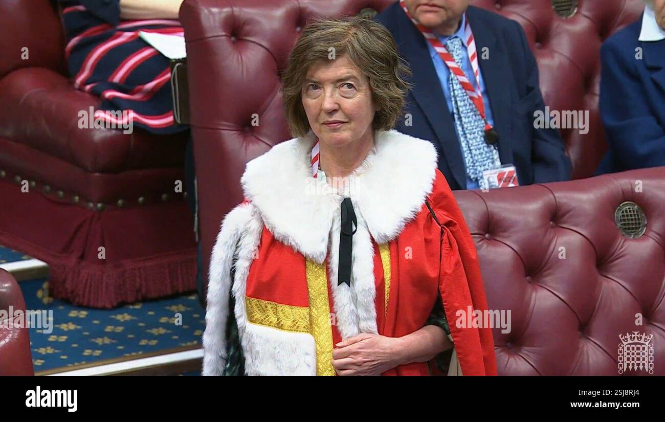 Screen grab of Sue Gray, the "partygate" investigator who went on to become Sir Keir Starmer's ...