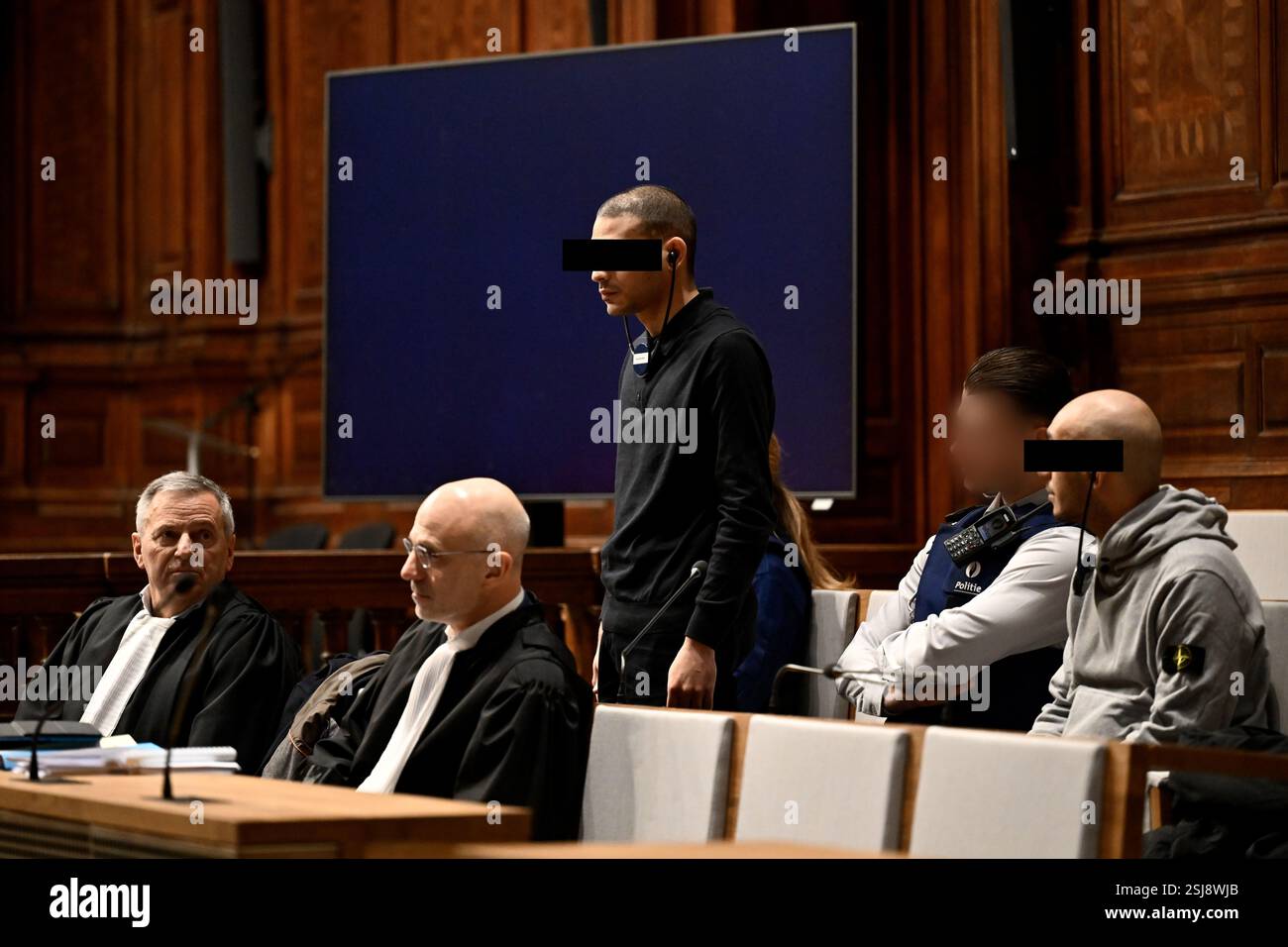 Antwerp, Belgium. 11th Feb, 2025. Lawyer Jan De Man and Lawyer John ...