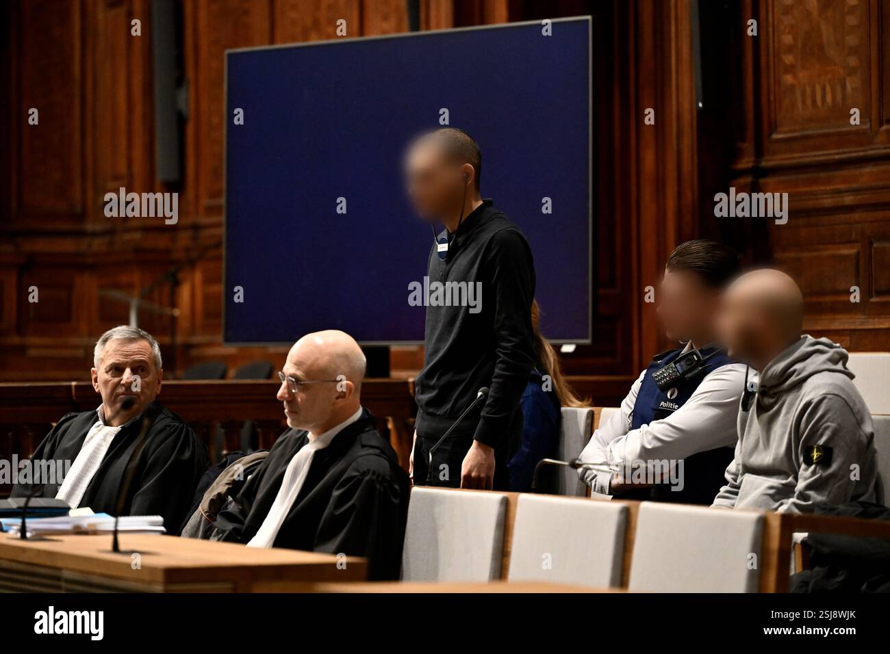 Antwerp, Belgium. 11th Feb, 2025. Lawyer Jan De Man and Lawyer John ...