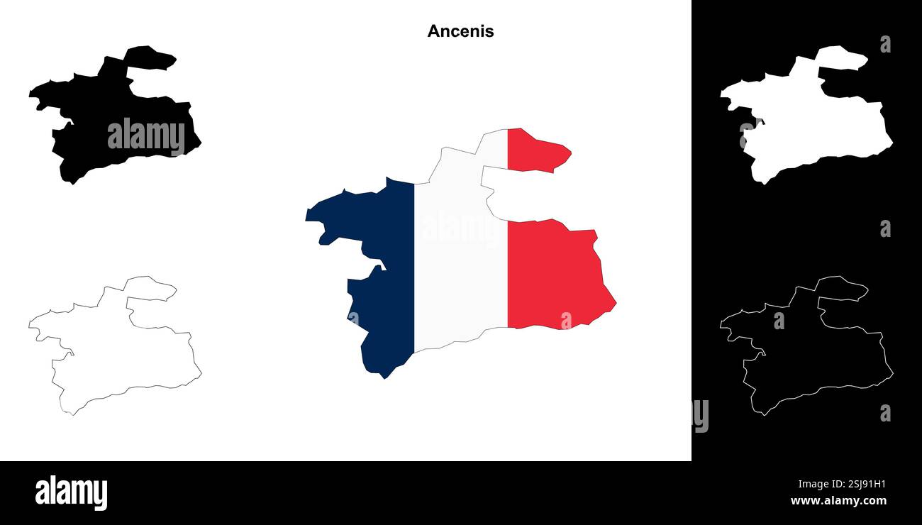 Ancenis map hi-res stock photography and images - Alamy