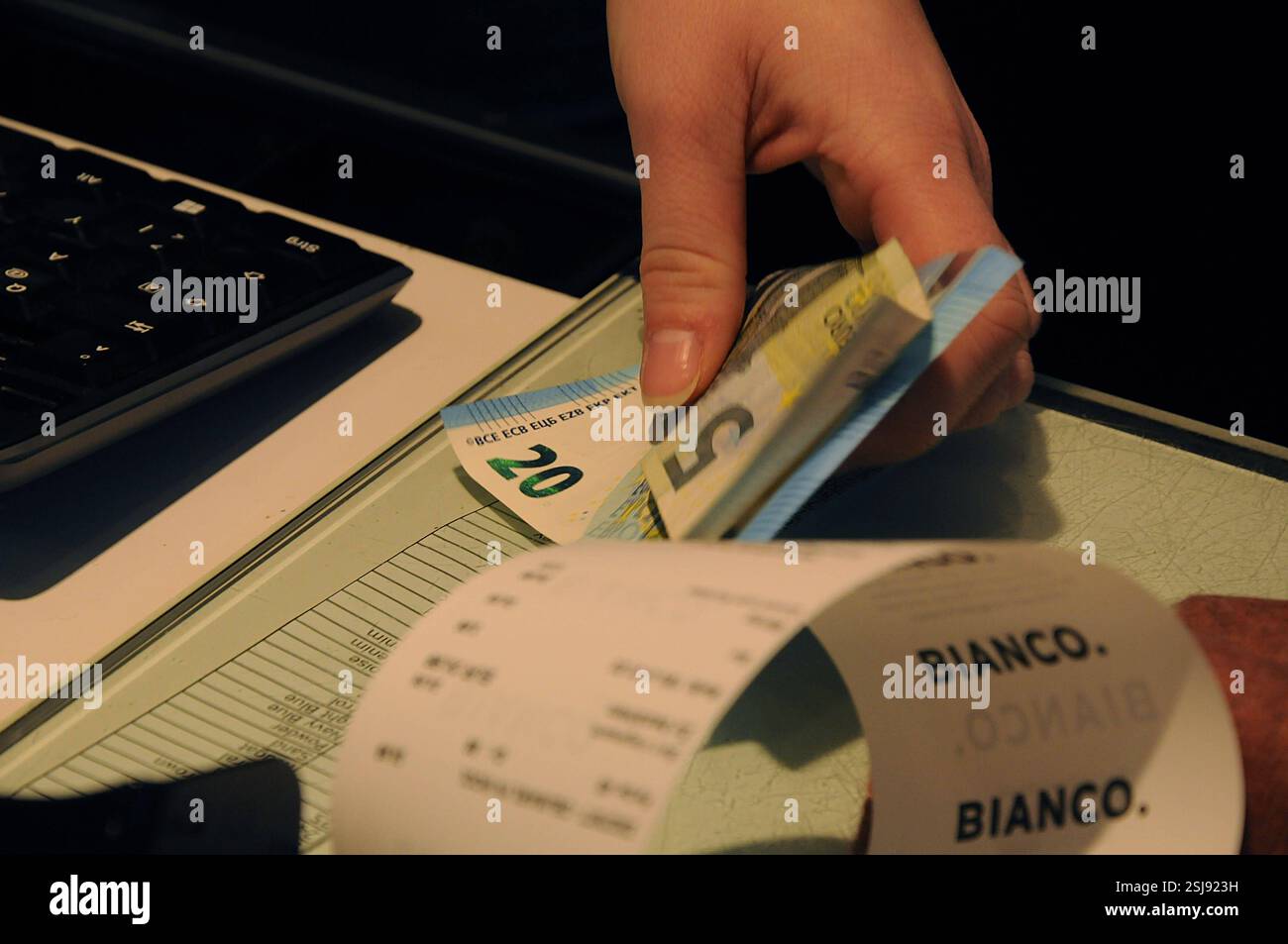 Flensburg/Schleswig-Holstein/Germany. 05. October 2018.. Euros currency ...