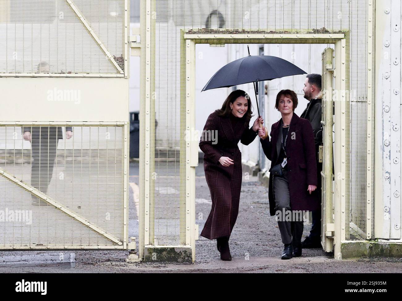 The Princess of Wales, Patron of Action for Children, during a visit to ...