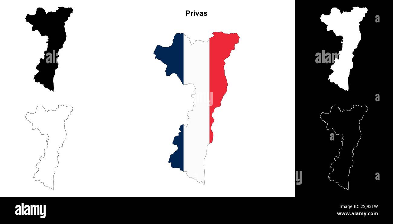 Privas eps map hi-res stock photography and images - Alamy