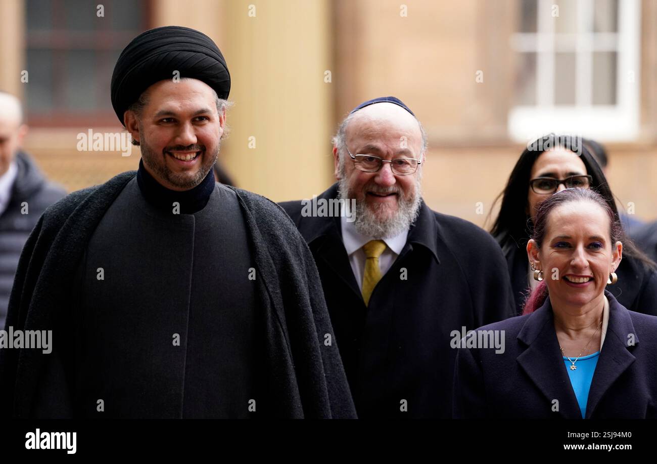 Chief Imam Dr Sayed Razawi (left) and Chief Rabbi Sir Ephraim Mirvis ...