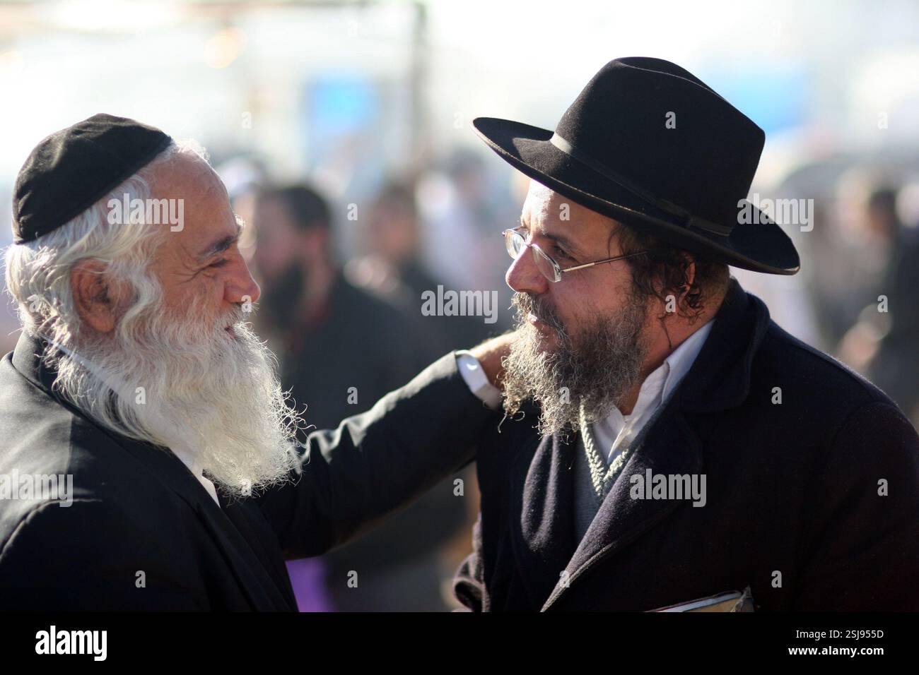 Jewish believers gathering at the Baba Sali Festival that is held in ...