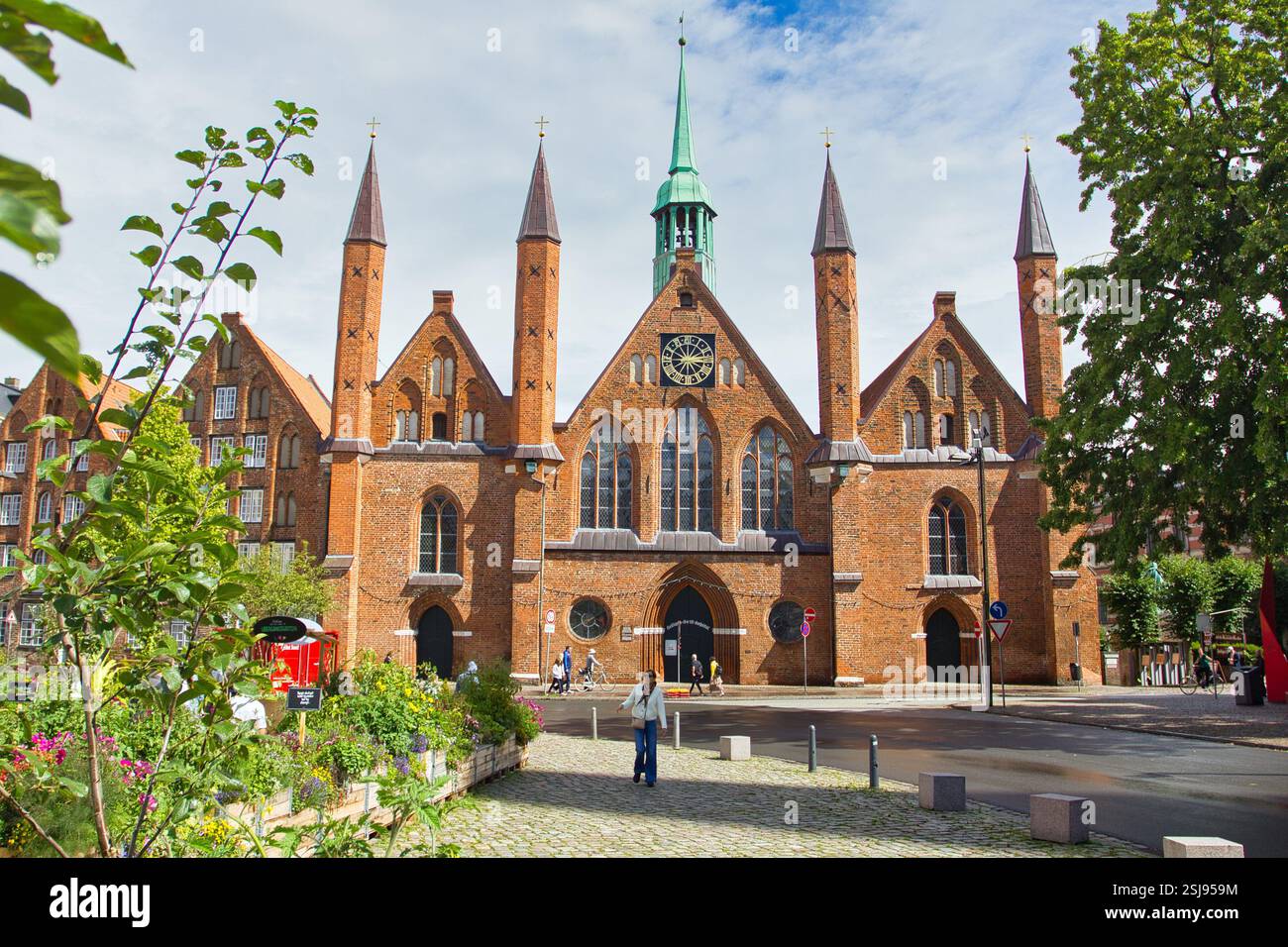 The Heiligen-Geist-Hospital (Holy Spirit Hospital) in Lübeck, Germany ...