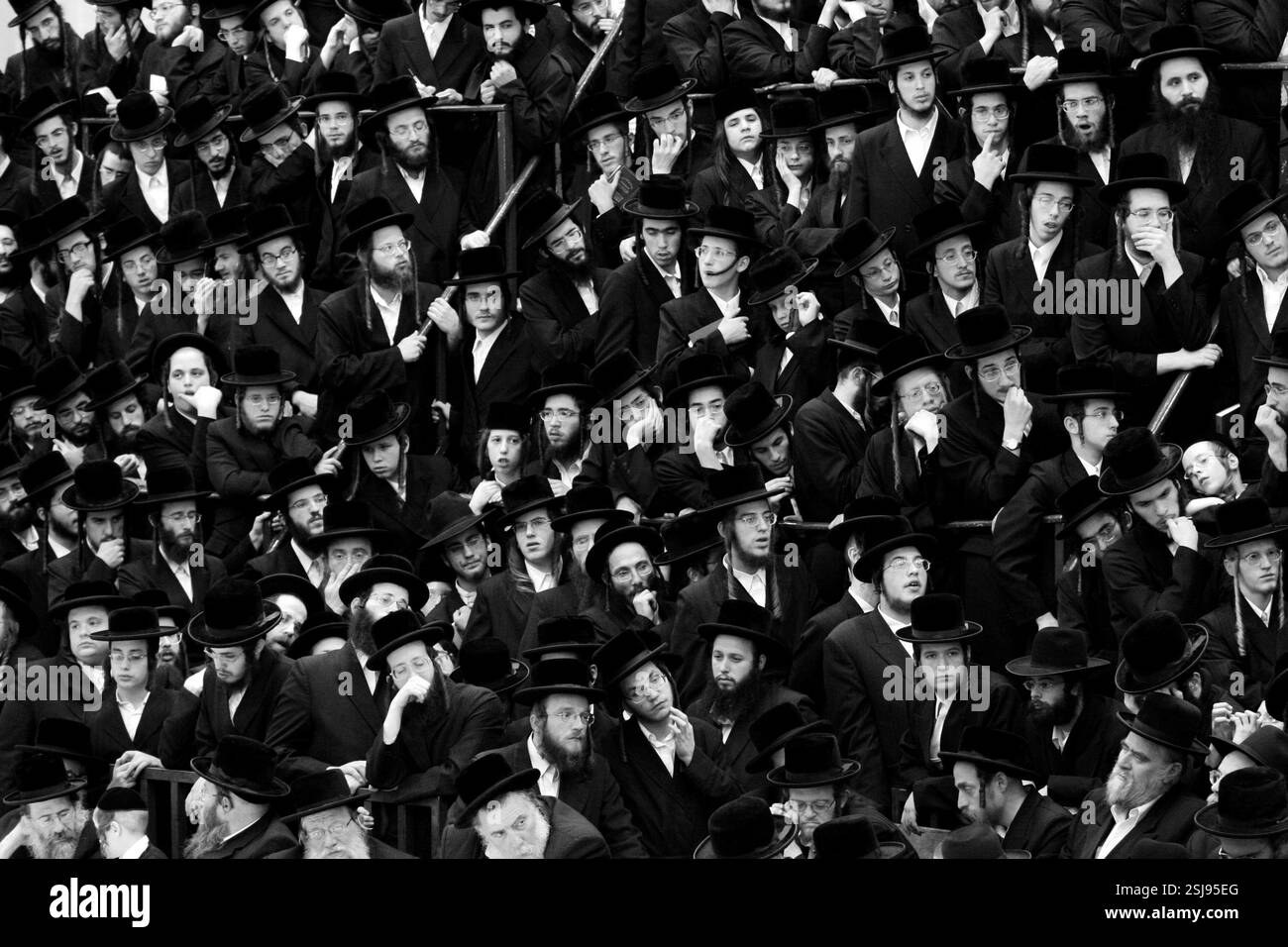 Group gathering people around Black and White Stock Photos & Images - Alamy